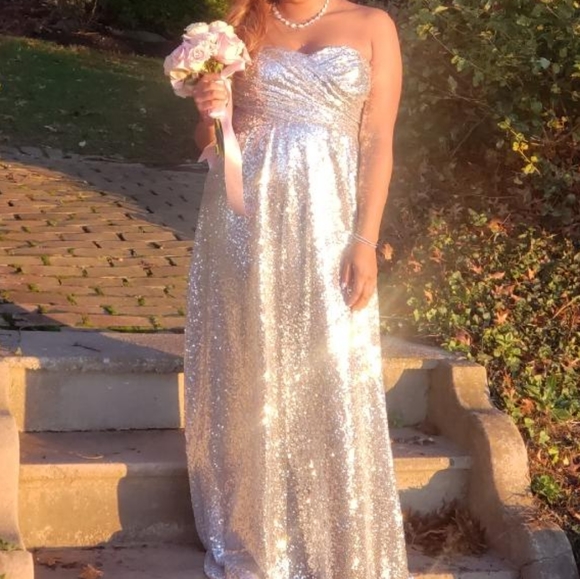 Revelry | Dresses | Revelry Formal Sequined Gown | Poshmark